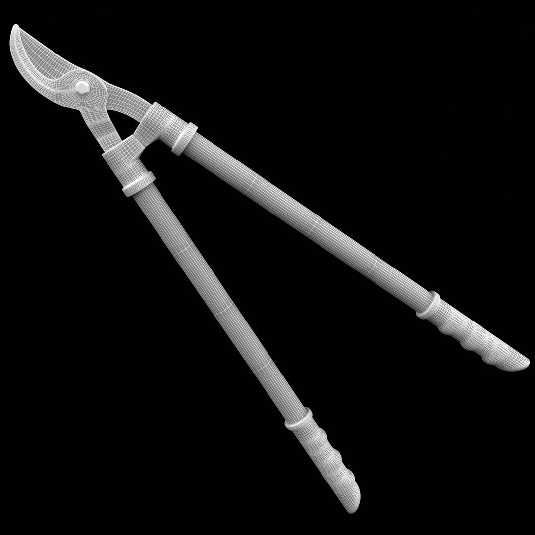 pruning shears 3d model