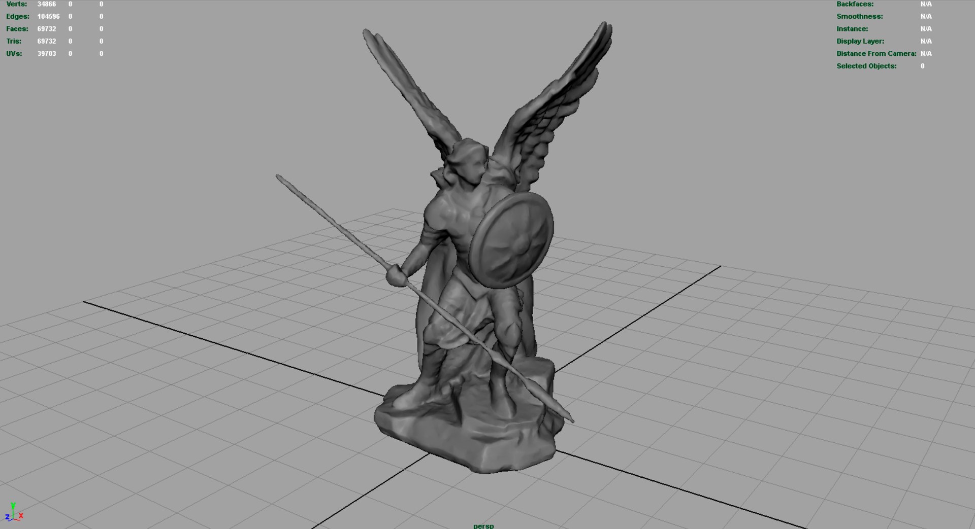 3D Saint Raphael Archangel - TurboSquid 1395591