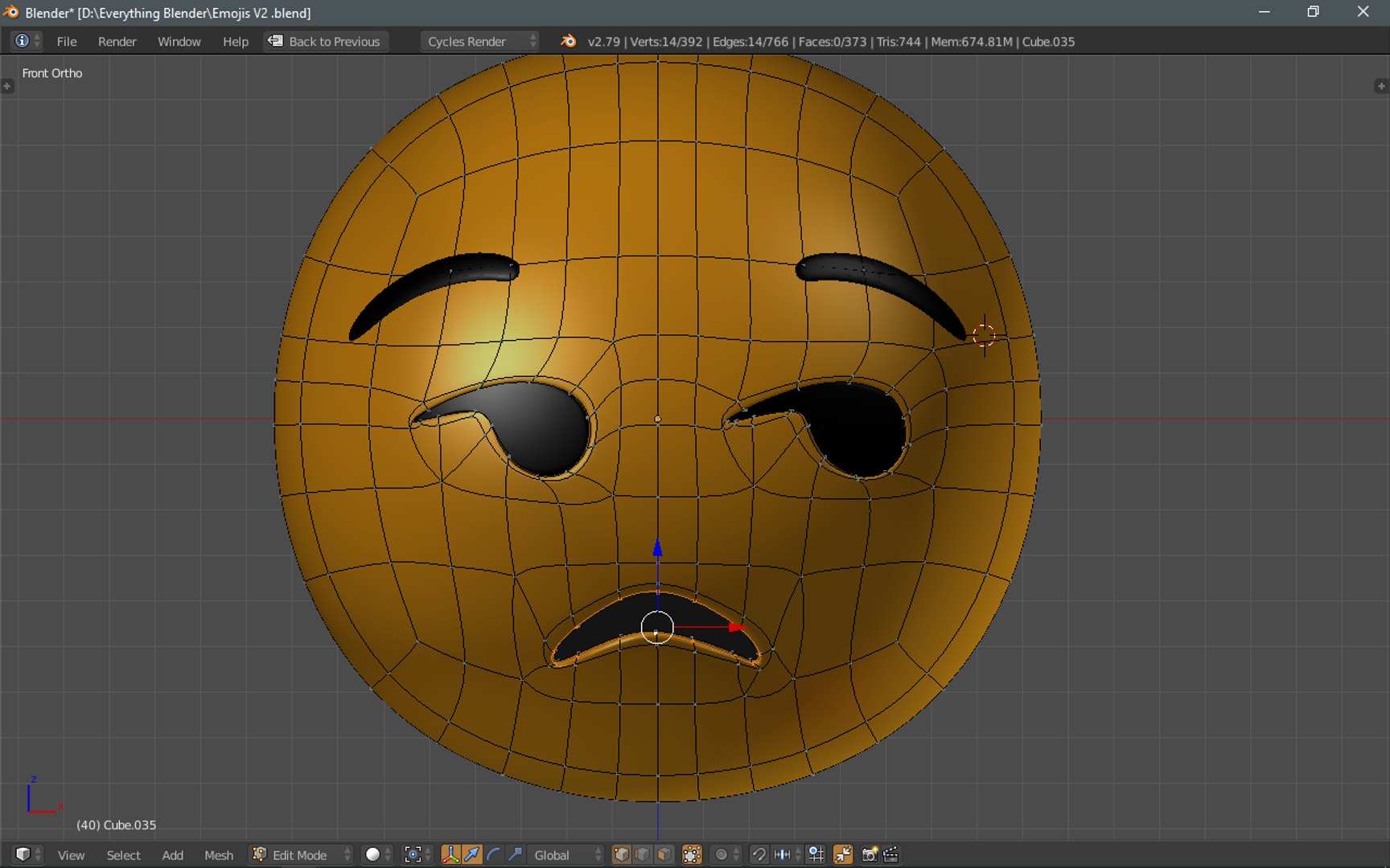 Bored Emoji 3D Model - TurboSquid 1426688