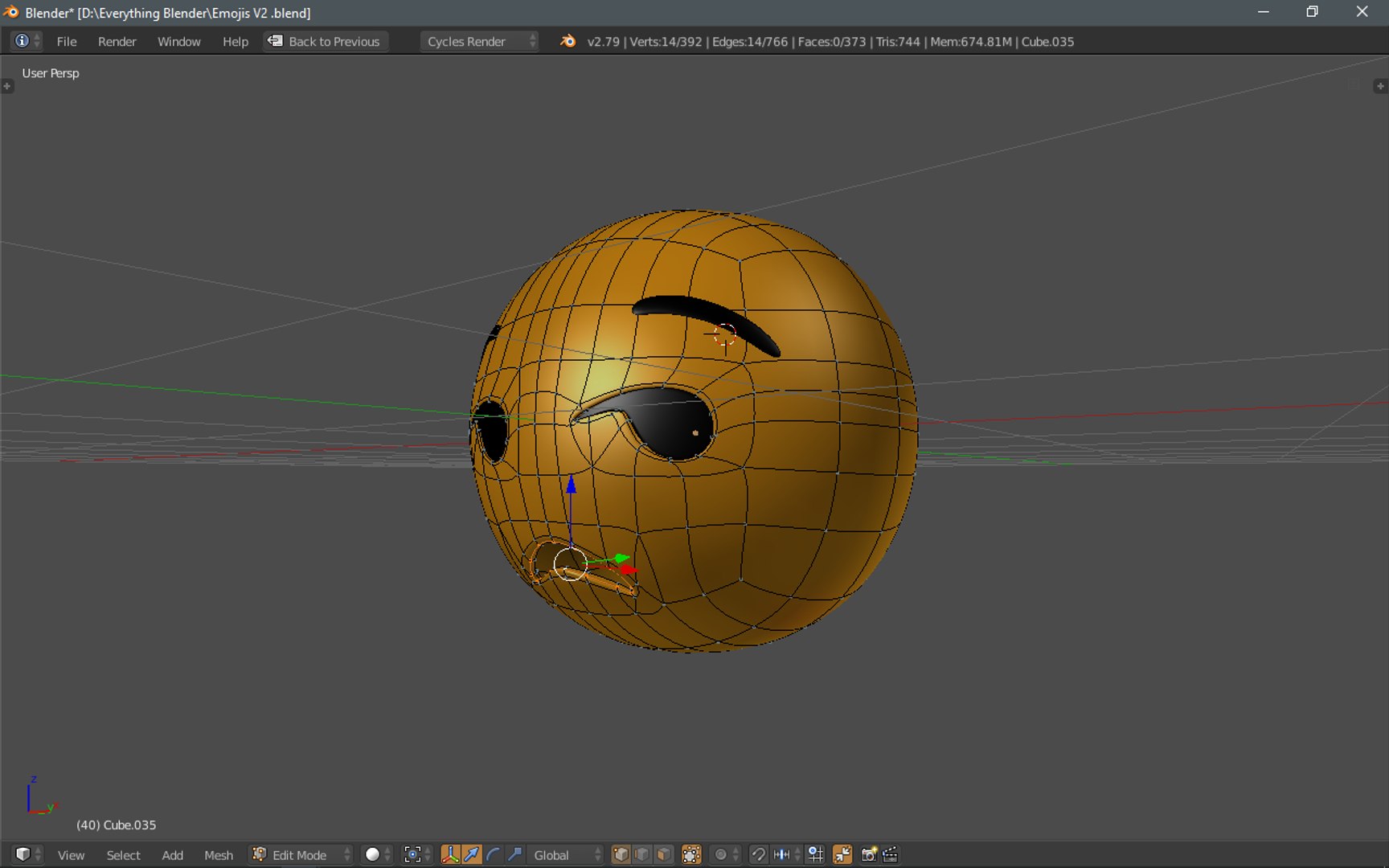 Bored Emoji 3D Model - TurboSquid 1426688