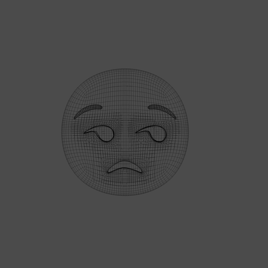 Bored Emoji 3D Model - TurboSquid 1426688