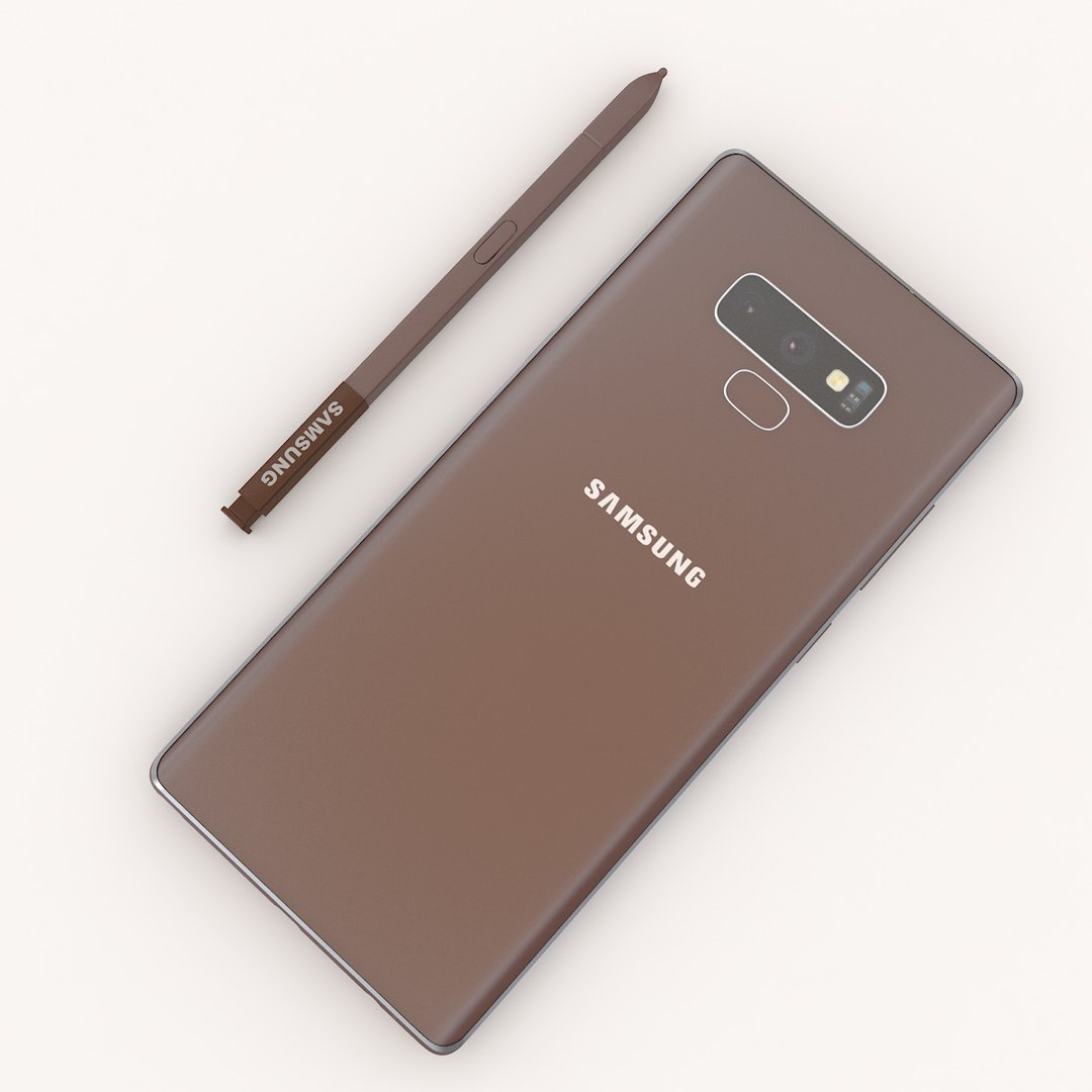 Samsung galaxy note 9 3D model - TurboSquid 1317219
