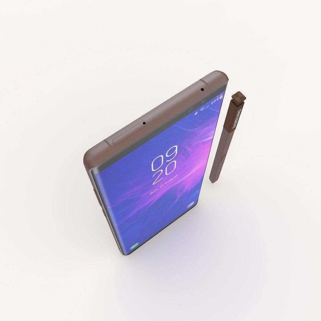 Samsung galaxy note 9 3D model - TurboSquid 1317219
