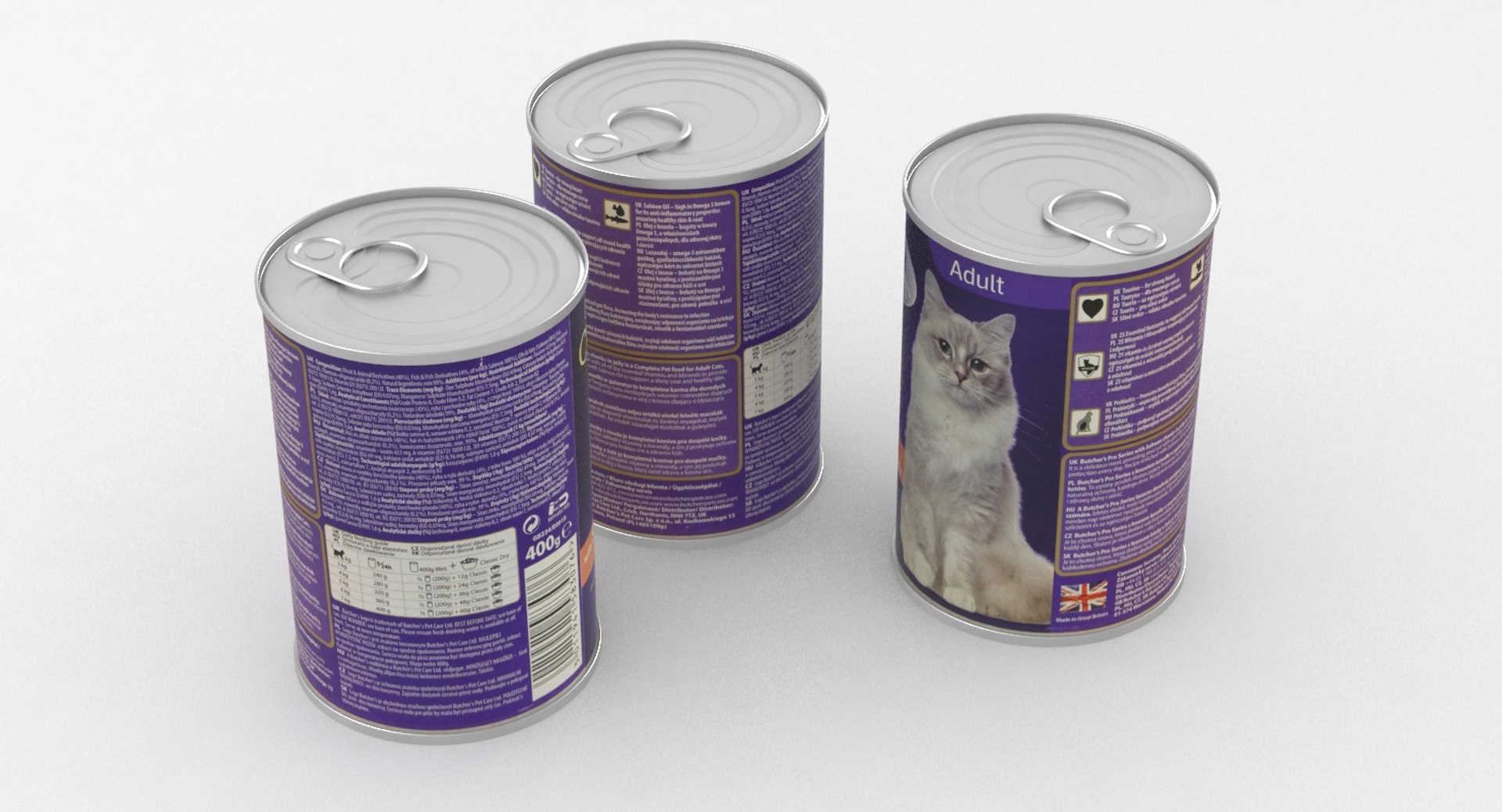 3D Cat Food - TurboSquid 1273003