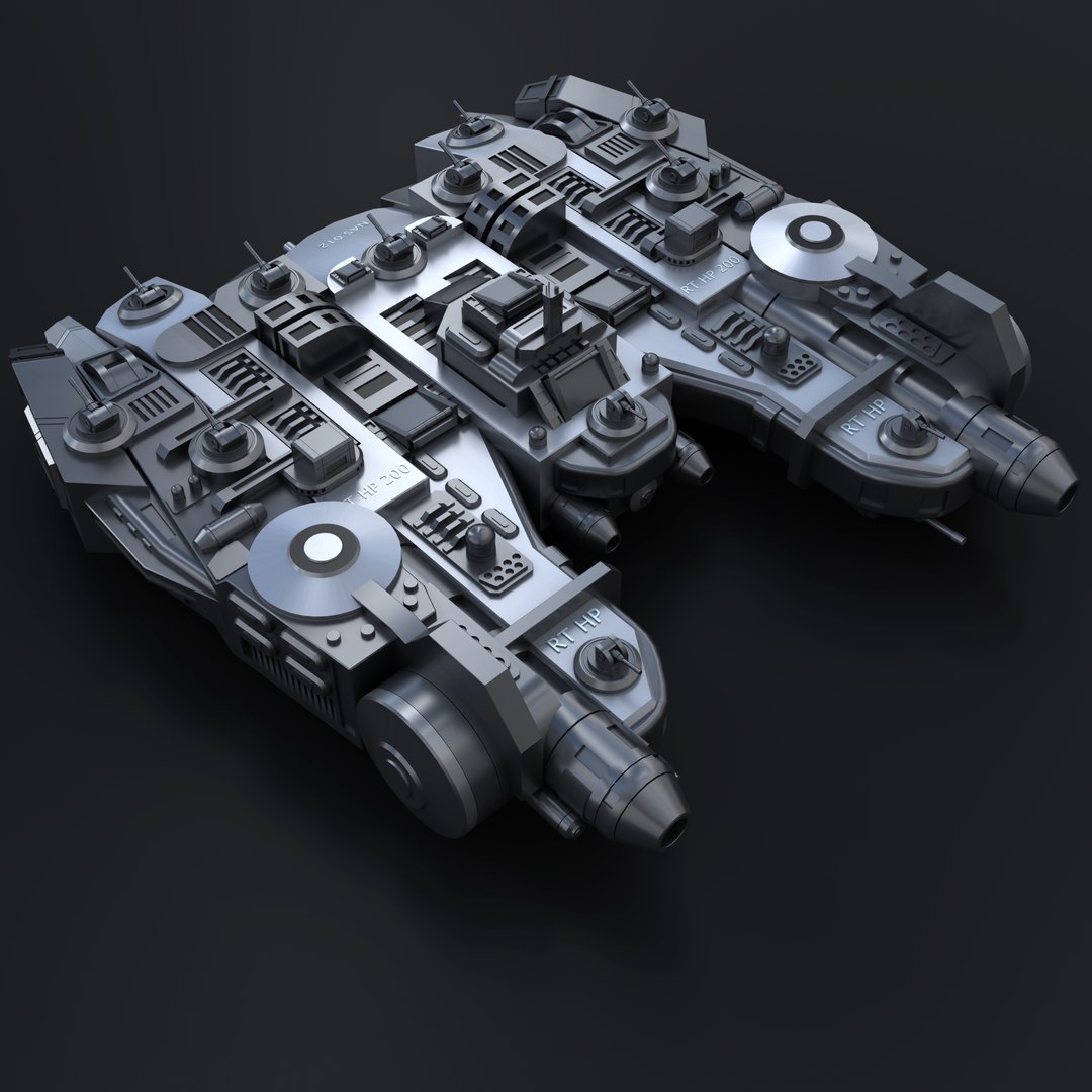 Space Craft 3D Model - TurboSquid 1321215