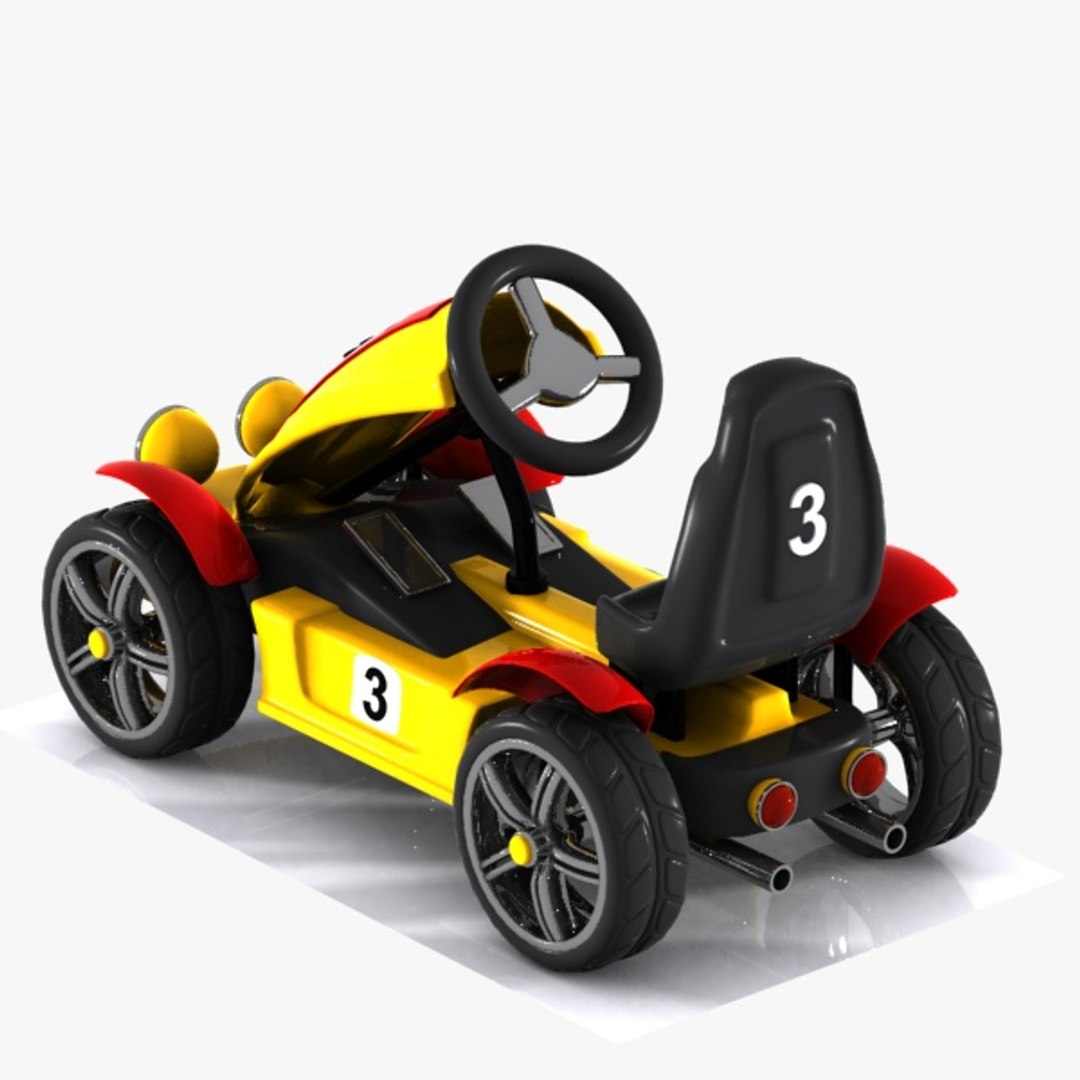 3D Racing Car Toon Model - TurboSquid 1210453