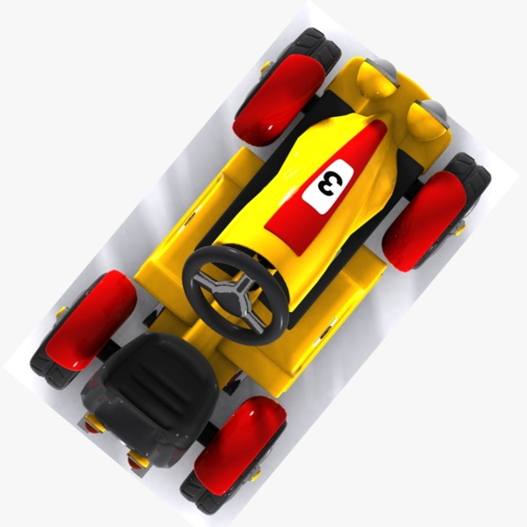 3D Racing Car Toon Model - TurboSquid 1210453