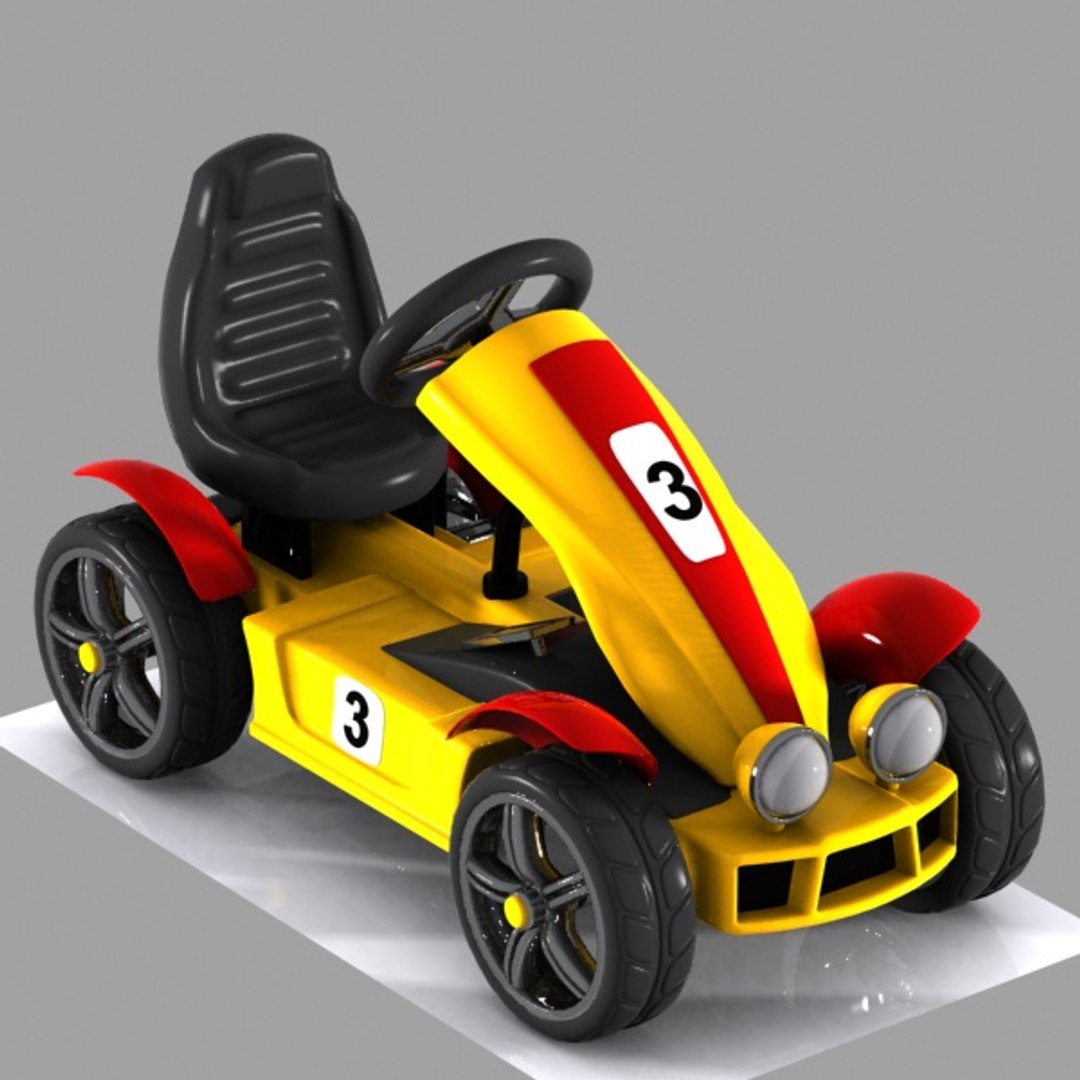 3D Racing Car Toon Model - TurboSquid 1210453