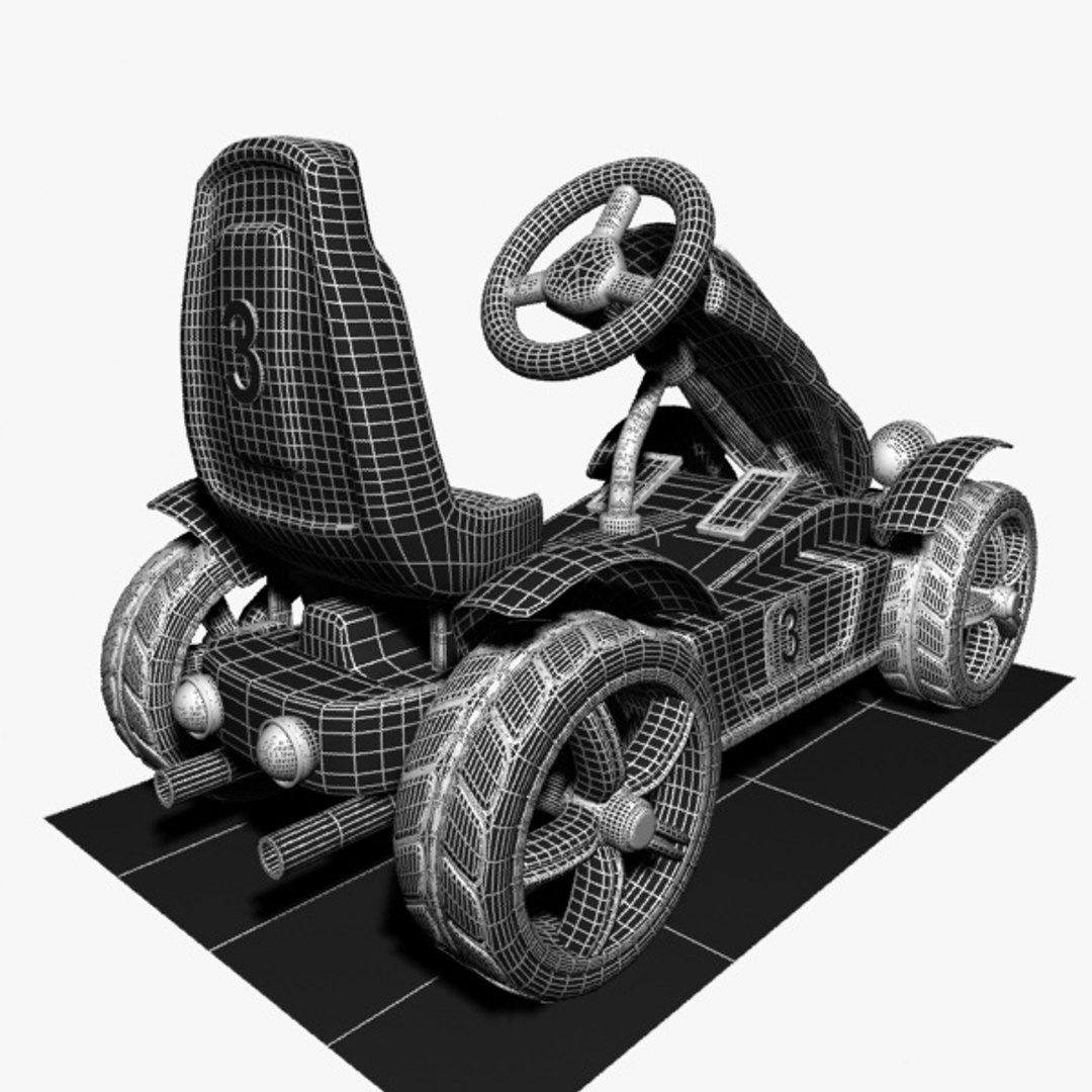 3D Racing Car Toon Model - TurboSquid 1210453