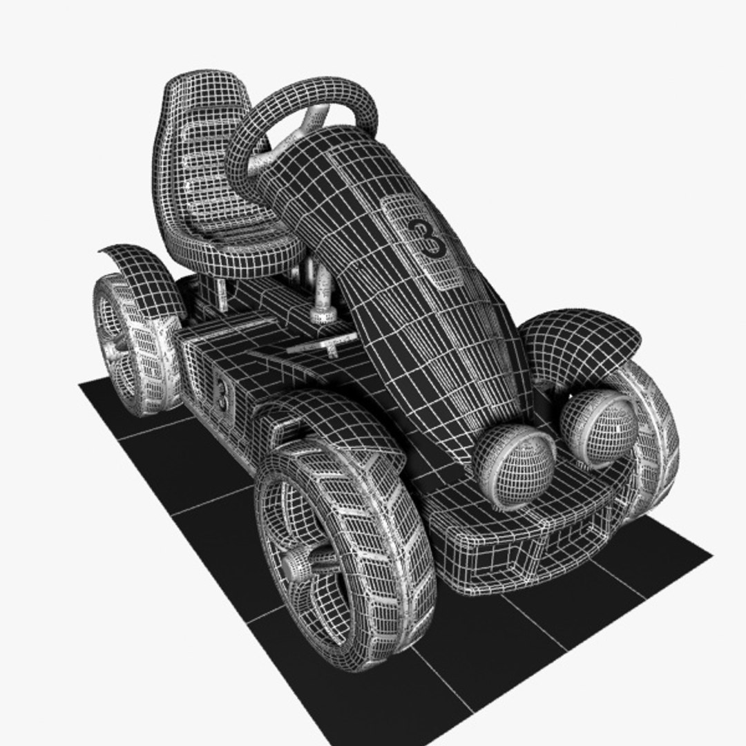 3D Racing Car Toon Model - TurboSquid 1210453