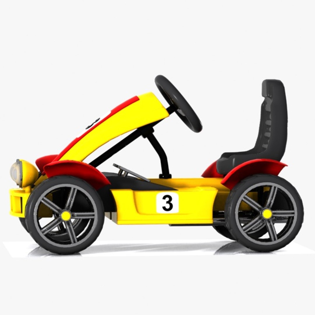 3D Racing Car Toon Model - TurboSquid 1210453