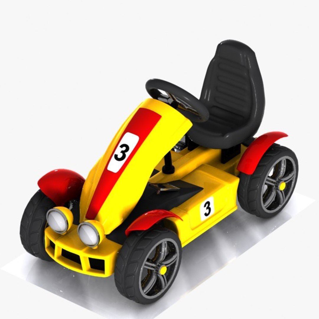 3D Racing Car Toon Model - TurboSquid 1210453