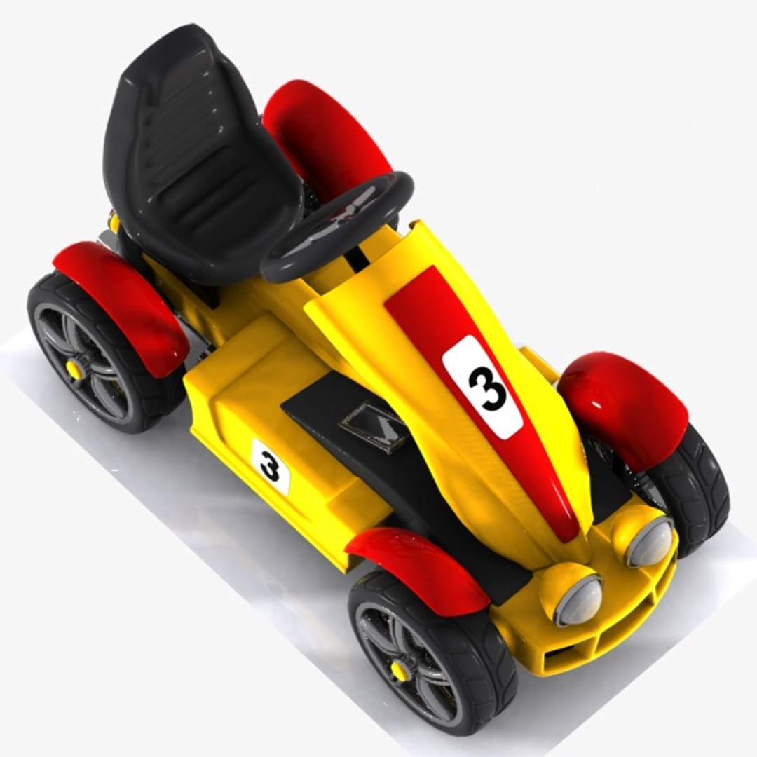 3D Racing Car Toon Model - TurboSquid 1210453