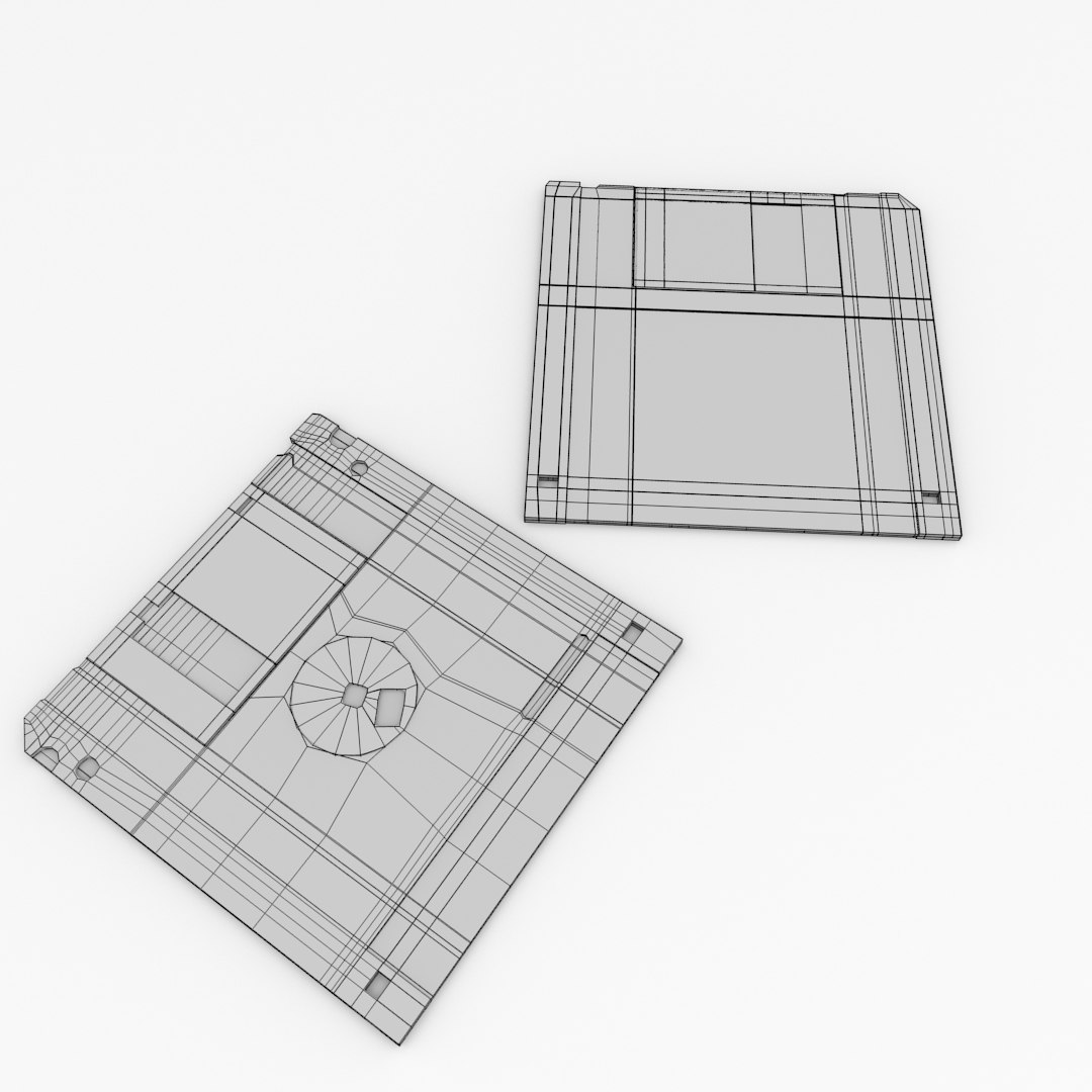 floppy disk 3 5 3d model