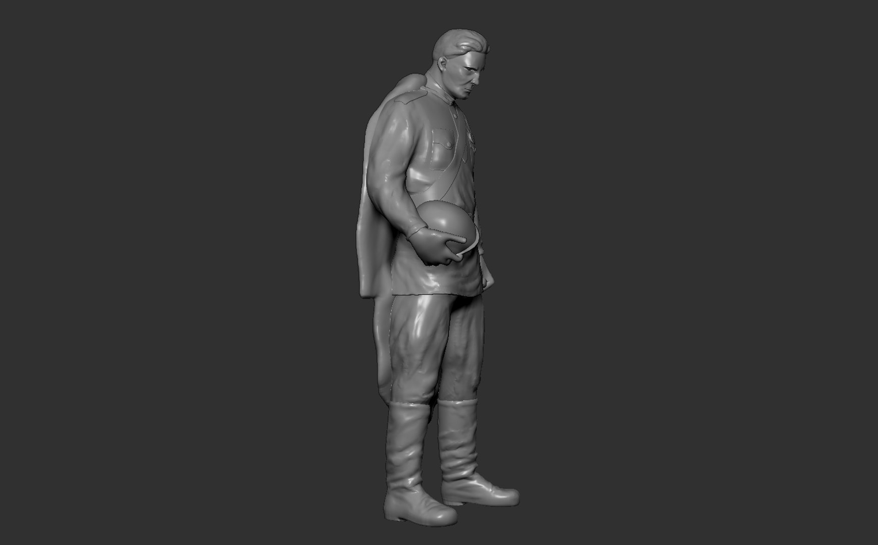 Russian Soviet Soldier 3d Model