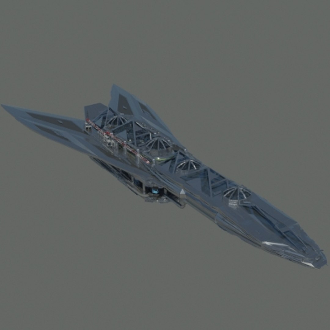 Space Ship 3d Model