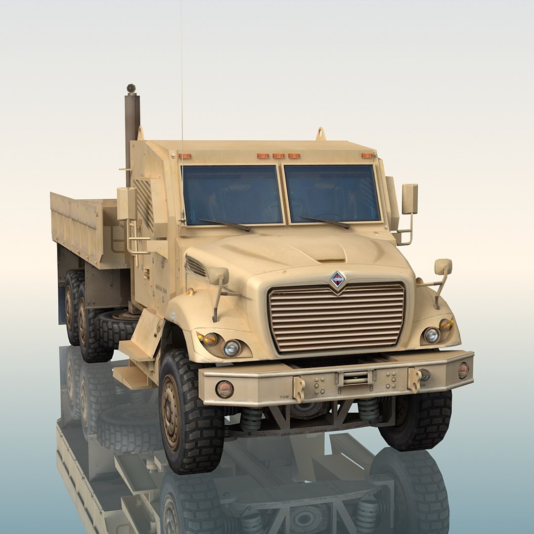 Navistar 7000 Mv Military Truck 3d Model