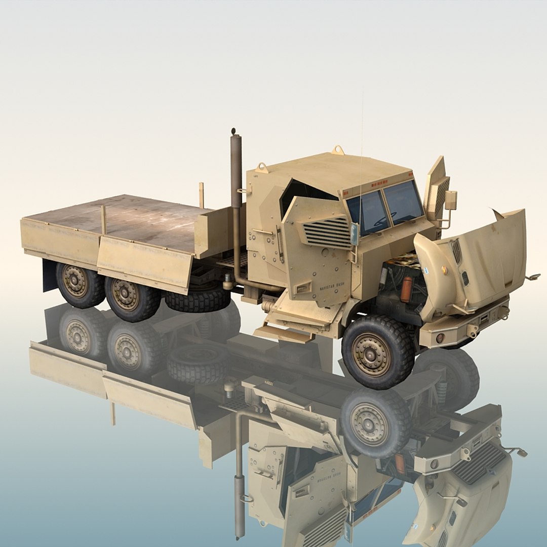 Navistar 7000 Mv Military Truck 3d Model