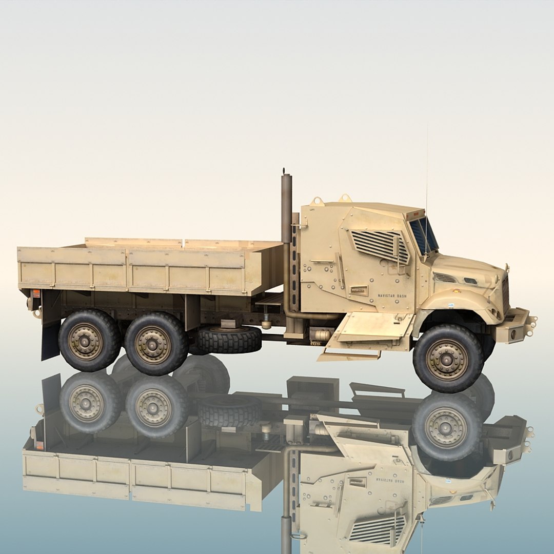 Navistar 7000 Mv Military Truck 3d Model