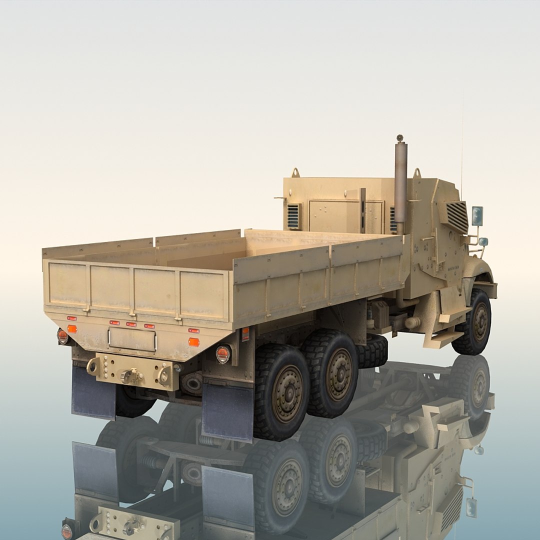 Navistar 7000 Mv Military Truck 3d Model