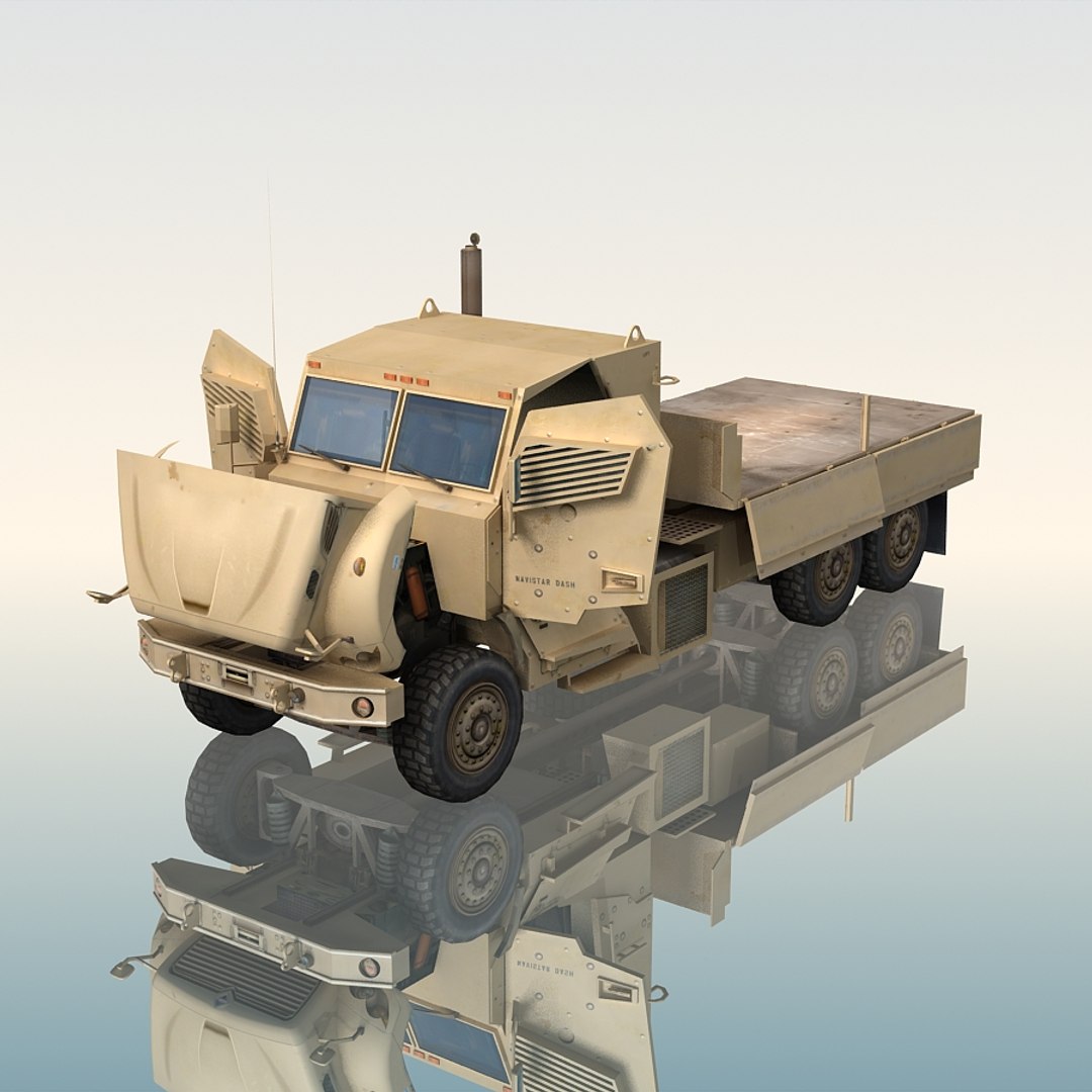 Navistar 7000 Mv Military Truck 3d Model