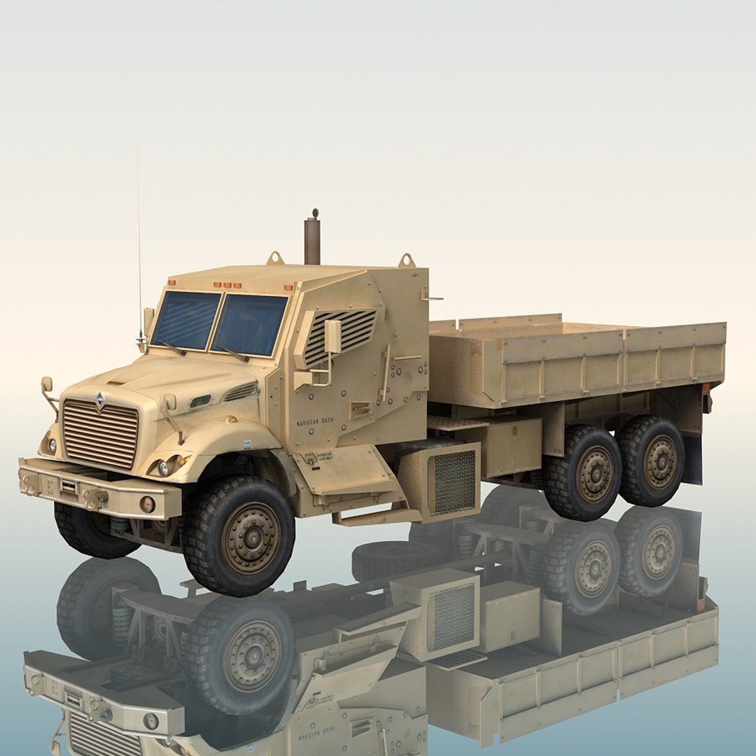 Navistar 7000 Mv Military Truck 3d Model