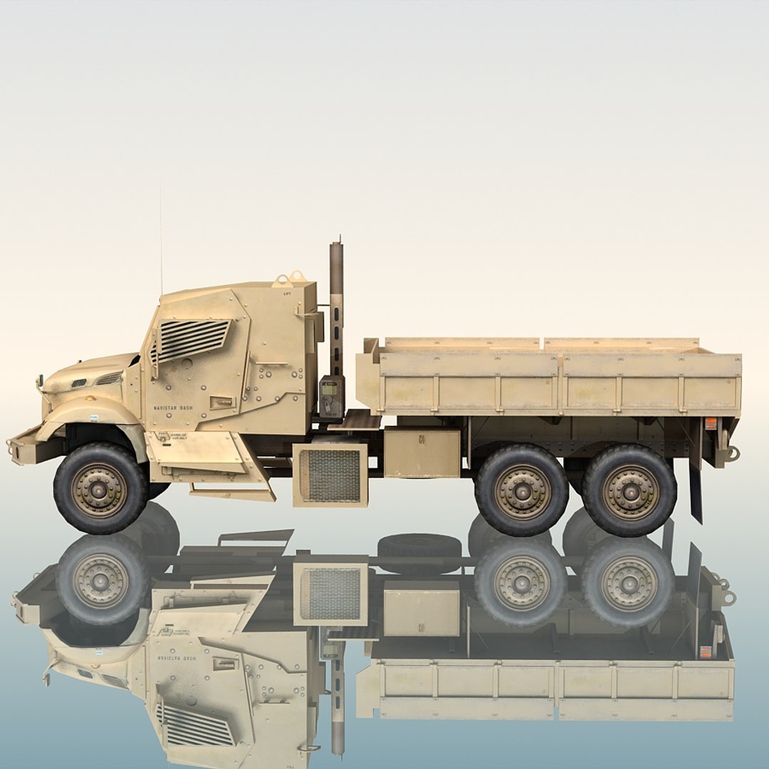 Navistar 7000 Mv Military Truck 3d Model