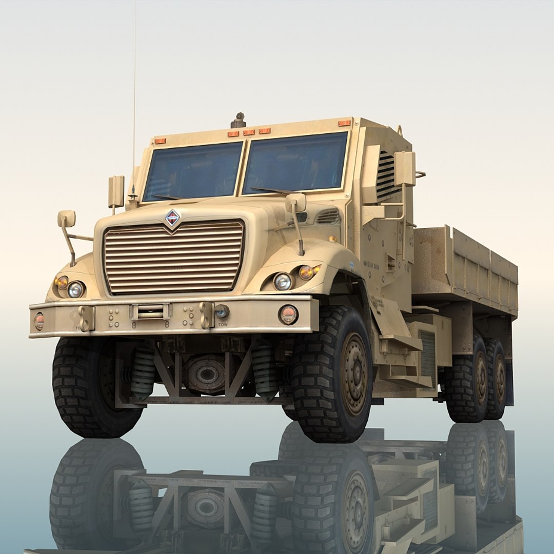Navistar 7000 Mv Military Truck 3d Model