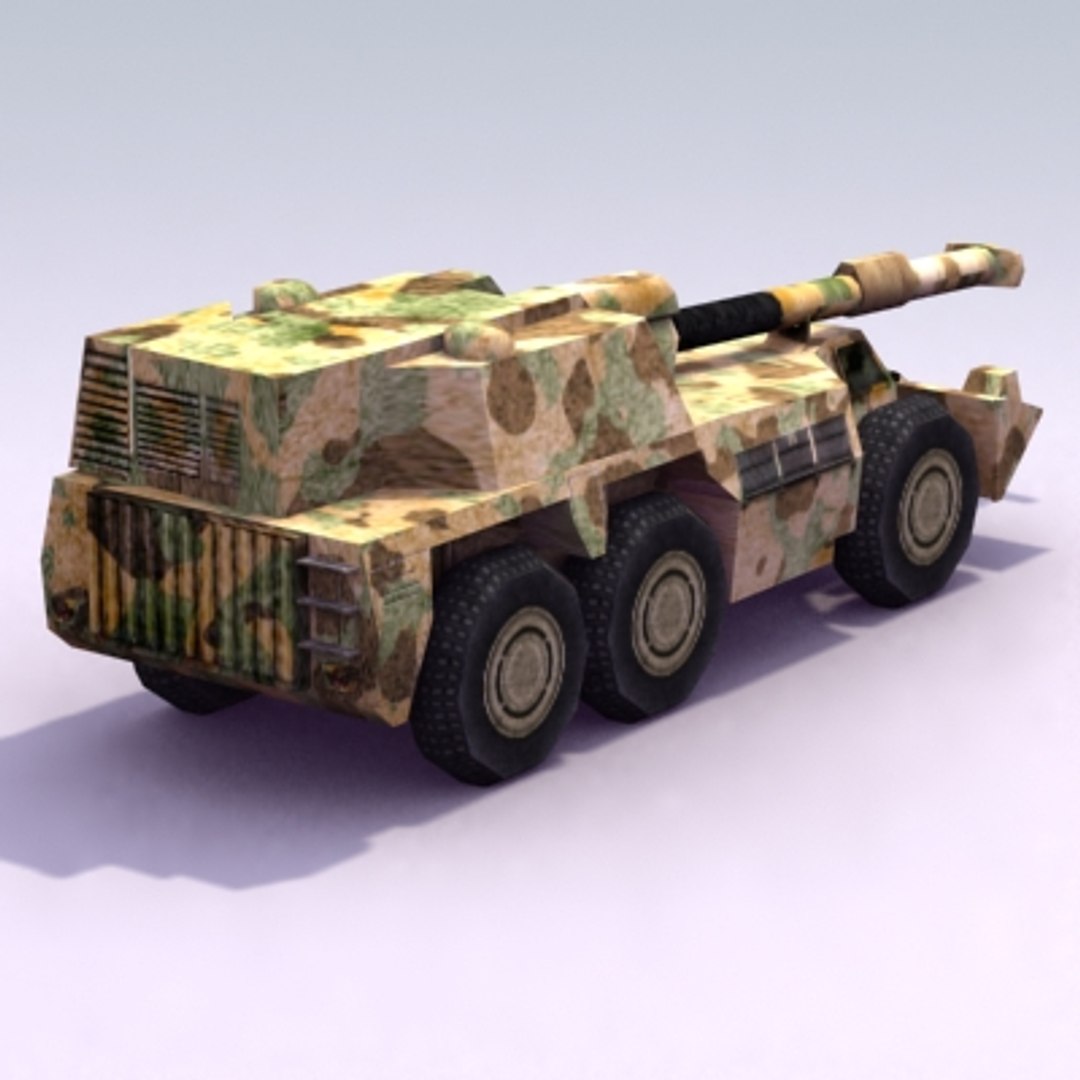 artillery set 3d model