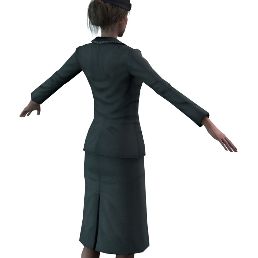 Nazi Girl 3d Fbx