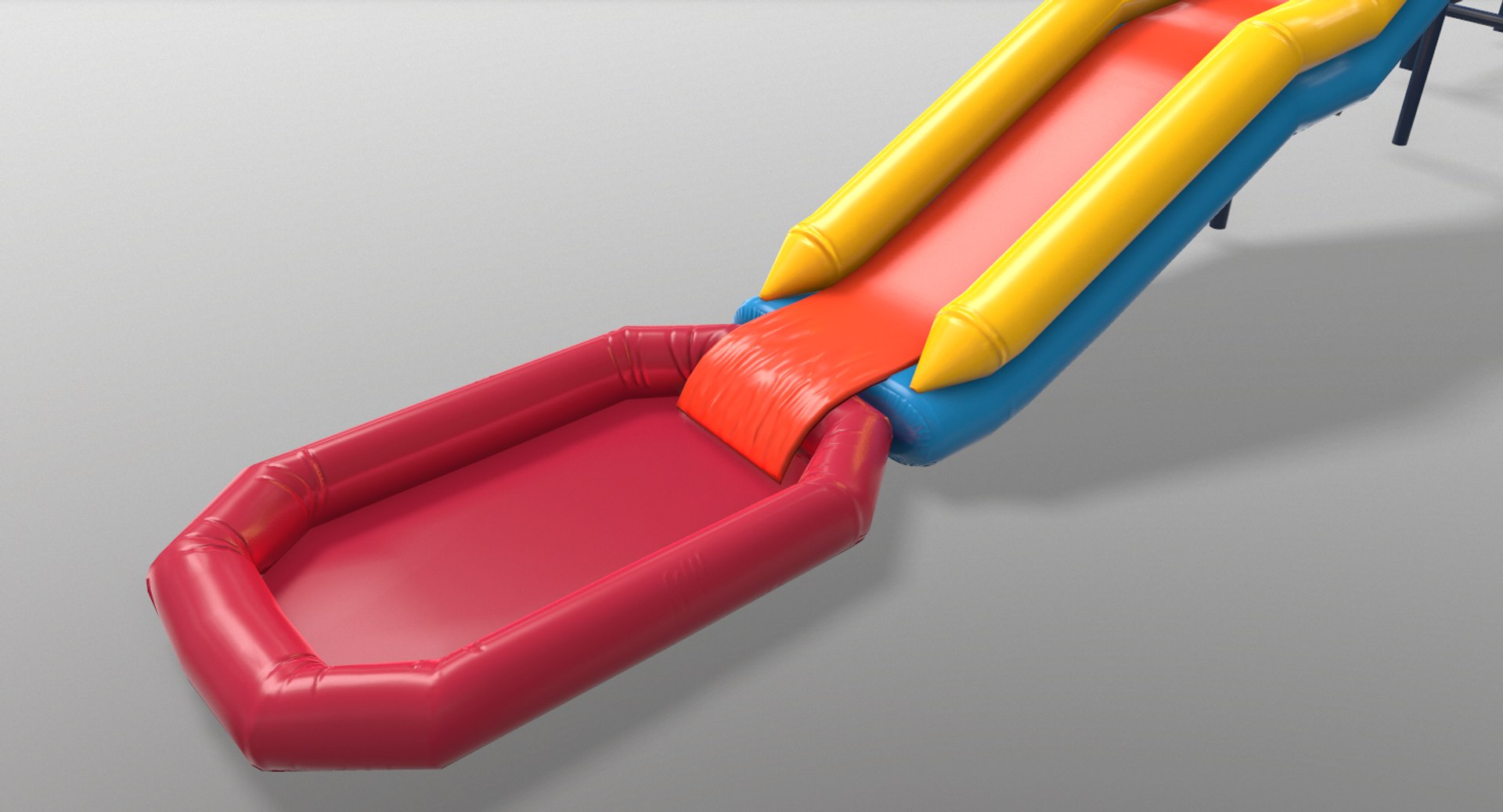 3D Waterslide Water Slide - TurboSquid 1393189