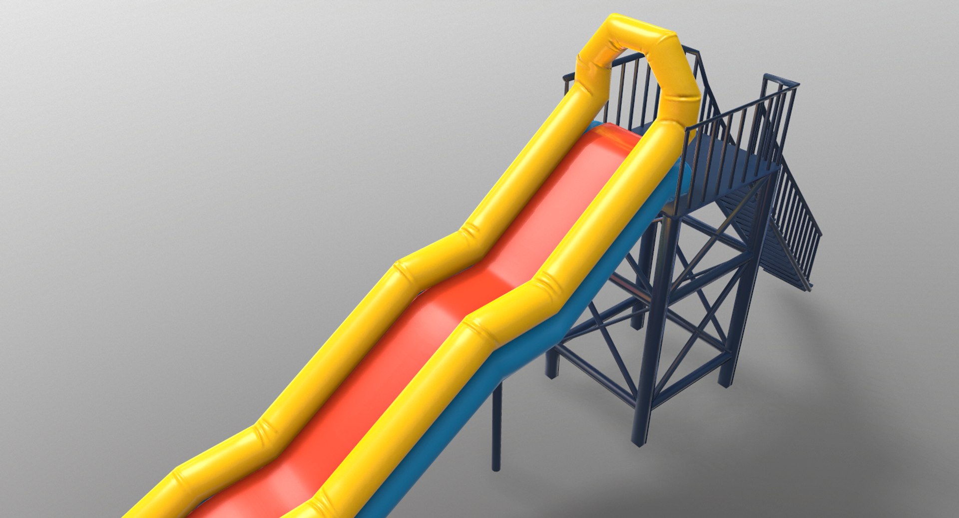 3D Waterslide Water Slide - TurboSquid 1393189