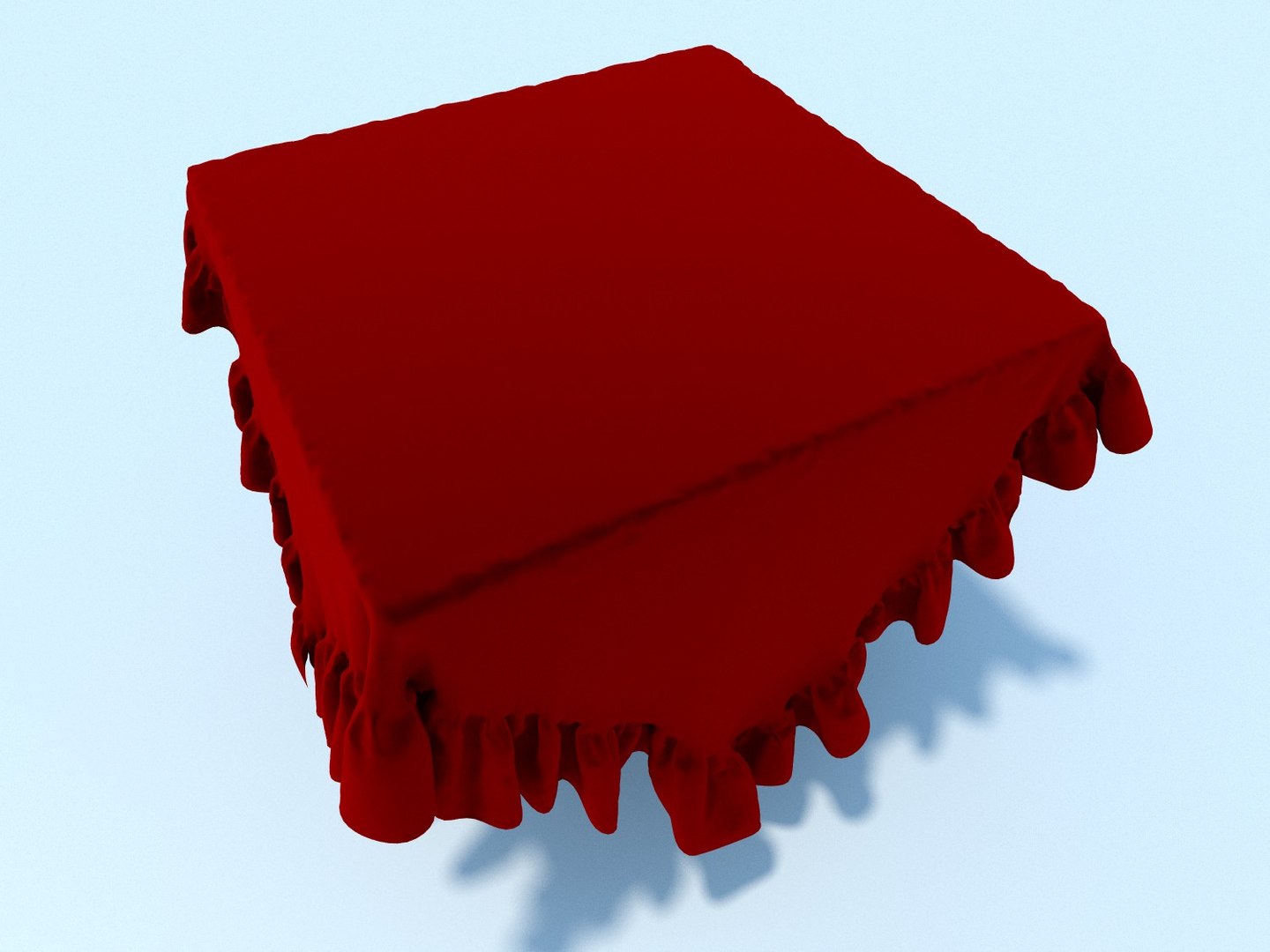 3d Table Cloth Tablecloth Model
