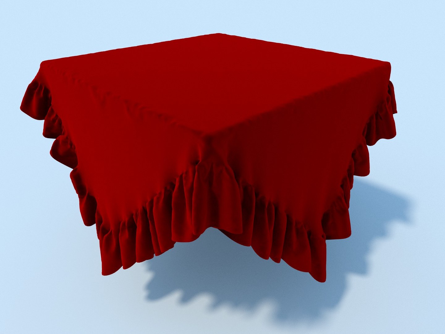 3d Table Cloth Tablecloth Model