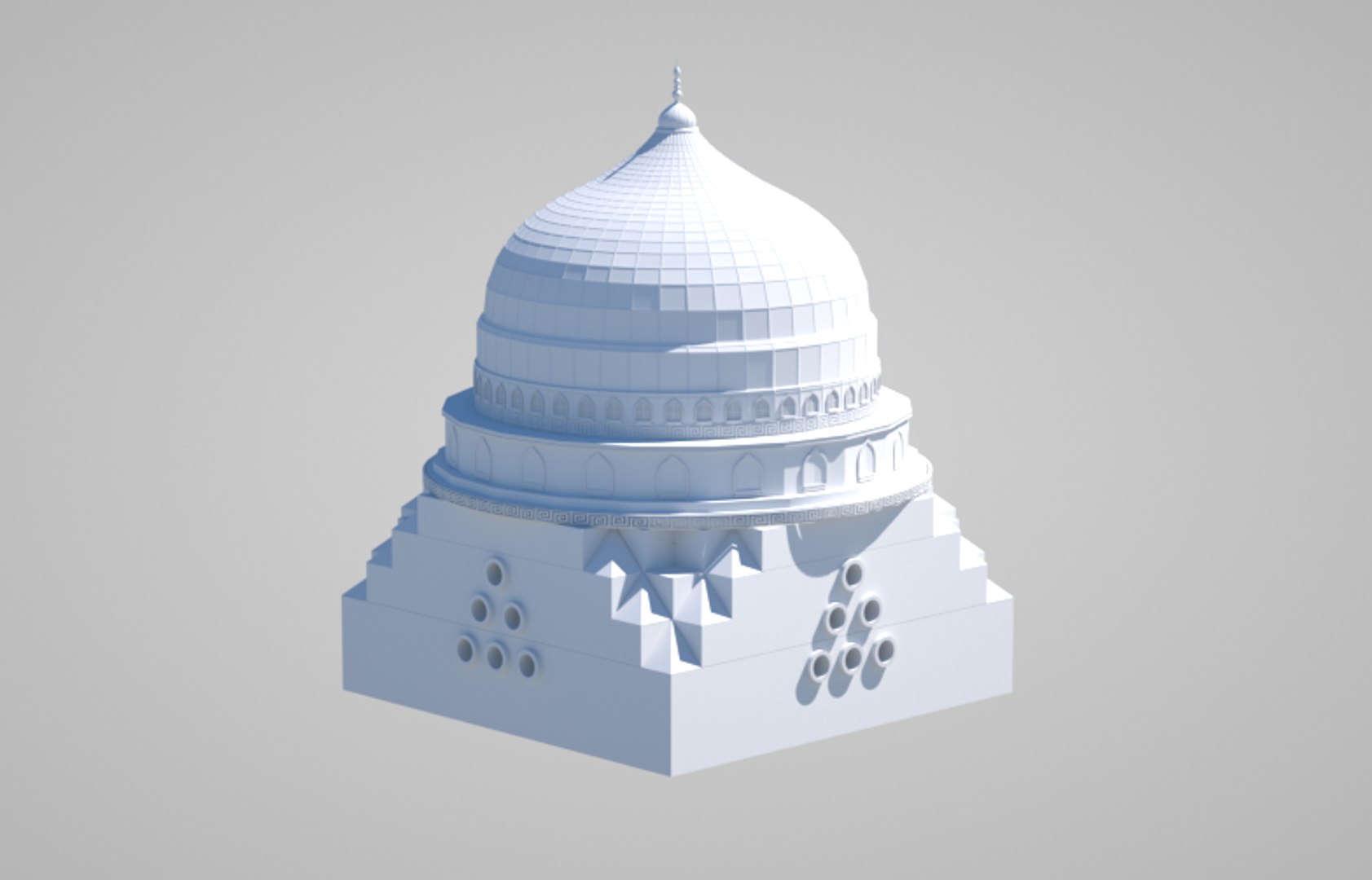 3D prophet muhammad mosque - TurboSquid 1428883