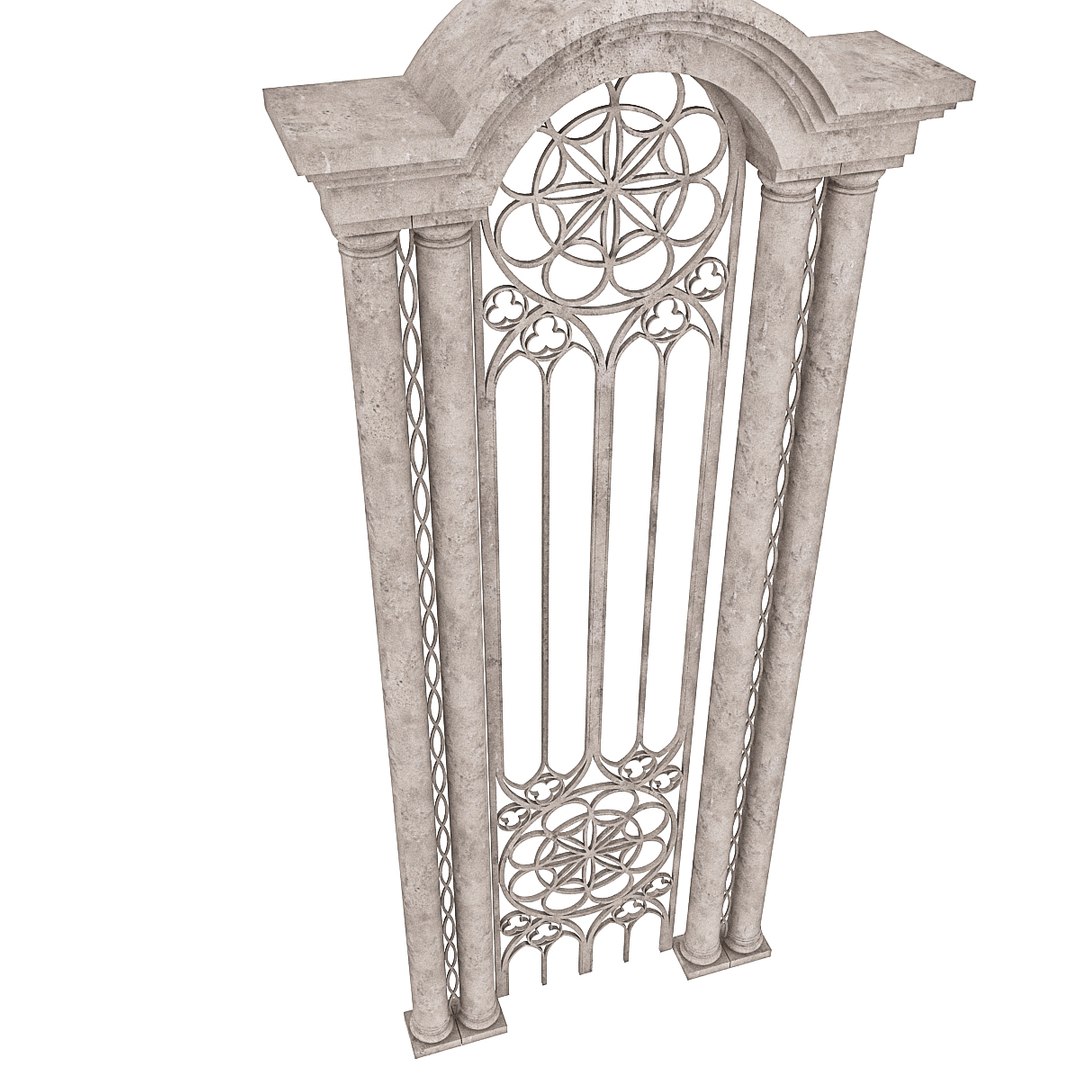 Classical Building Entrance 3D - TurboSquid 1445518
