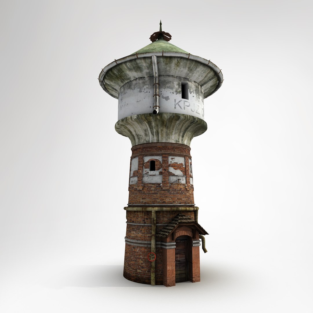 Fantasy Water Tower 3d Model