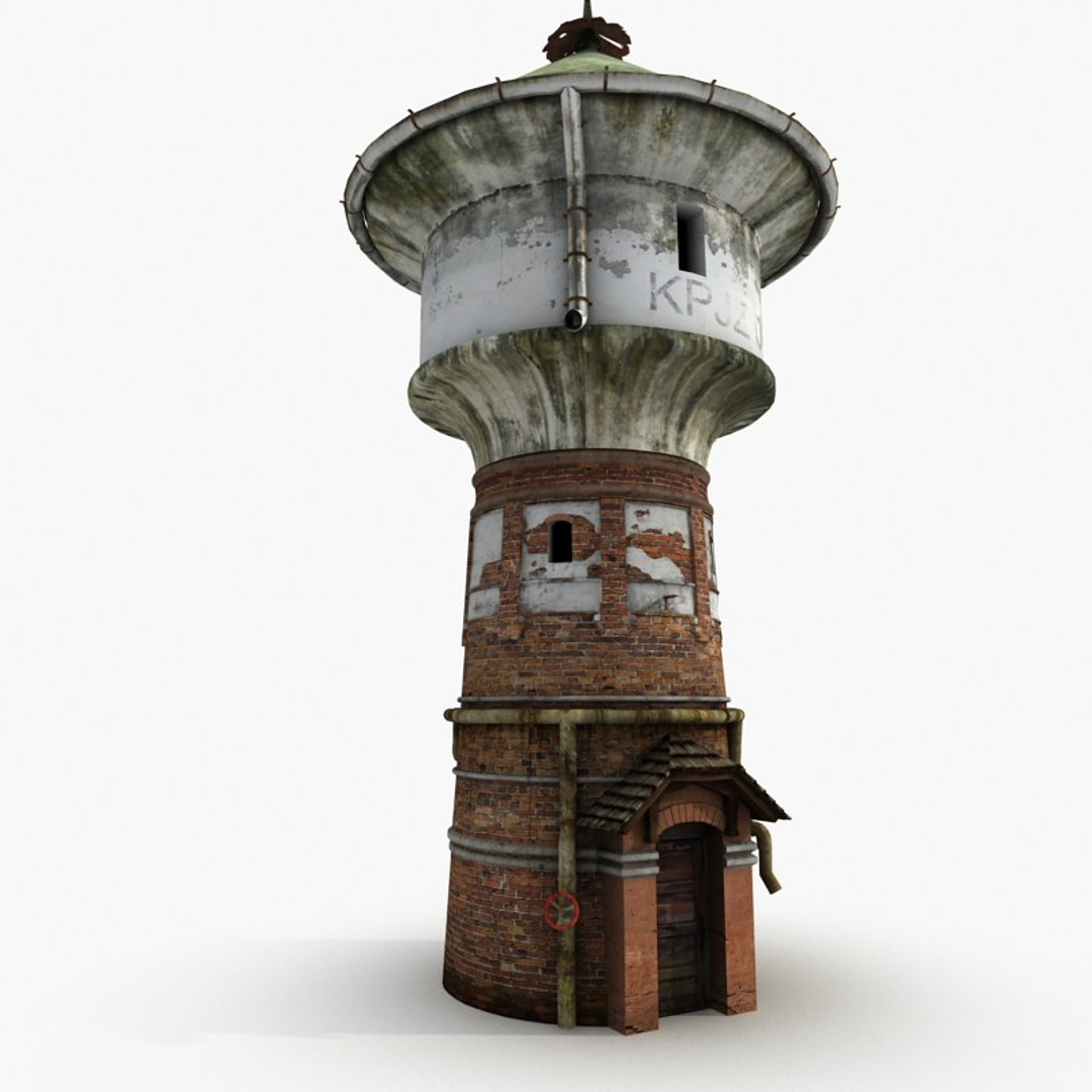Fantasy Water Tower 3d Model