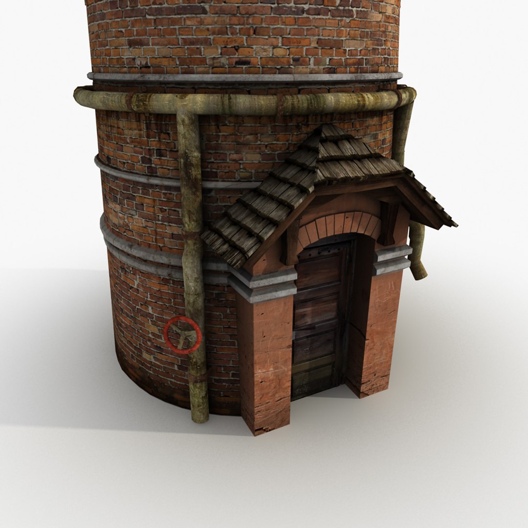 Fantasy Water Tower 3d Model