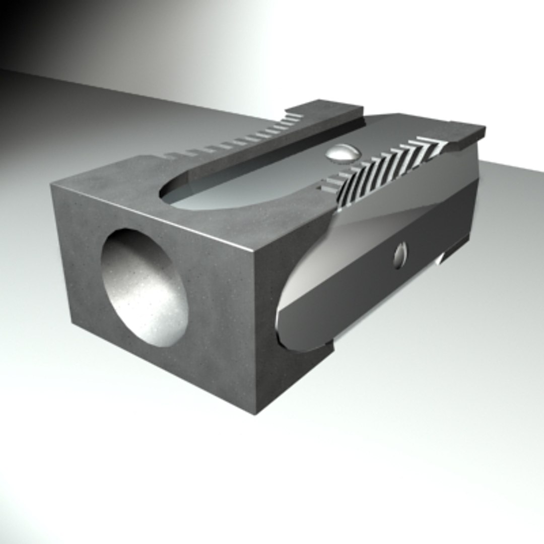 3d model pencil sharpener