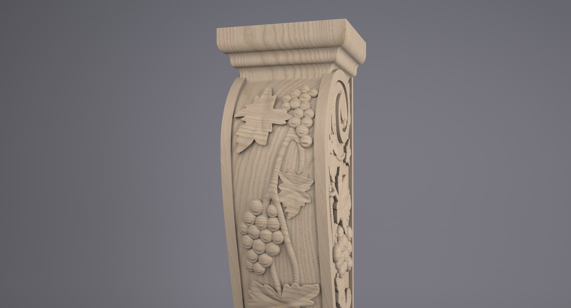 3d Napa Island Leg Corbel Model