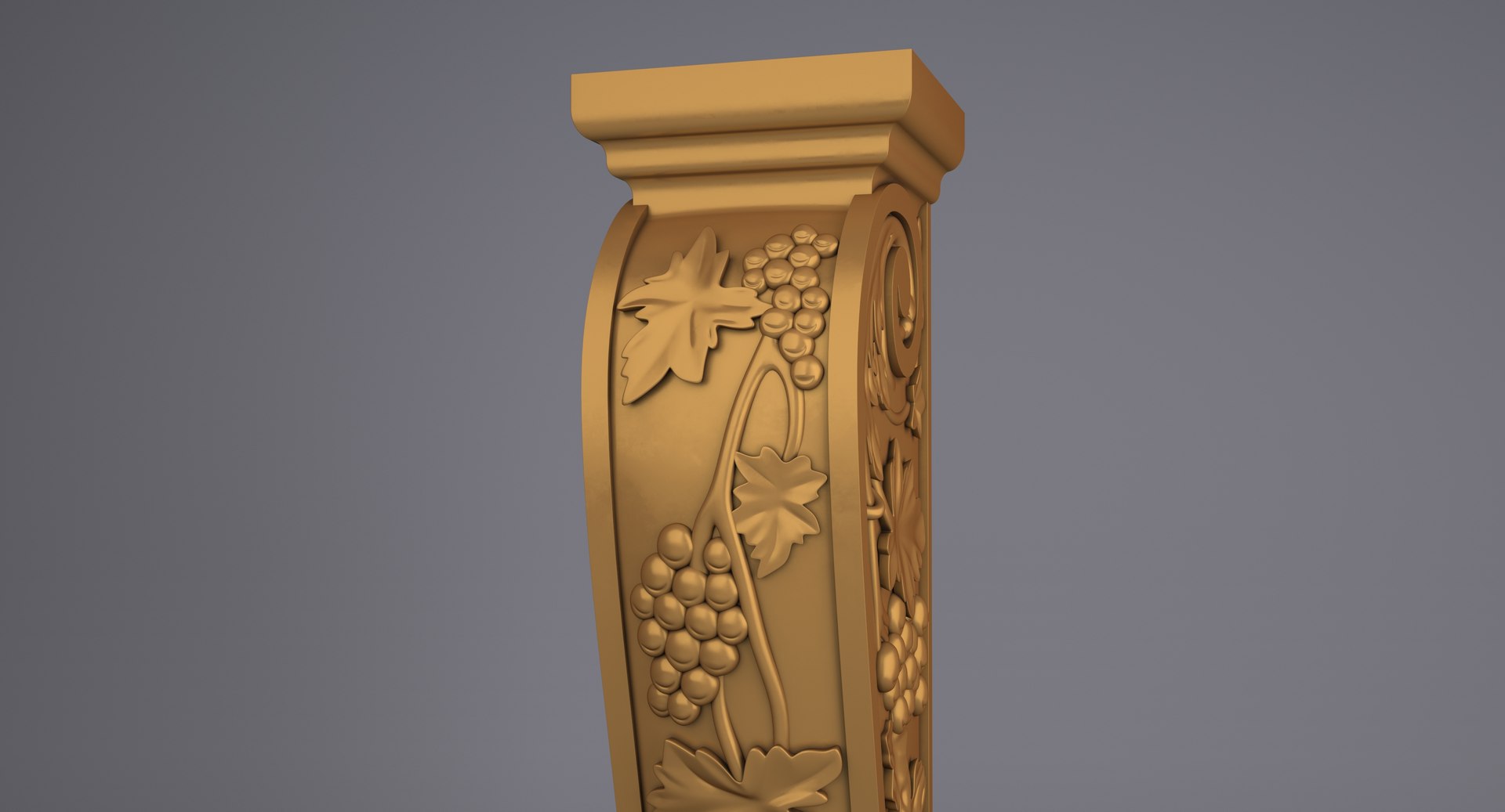3d Napa Island Leg Corbel Model