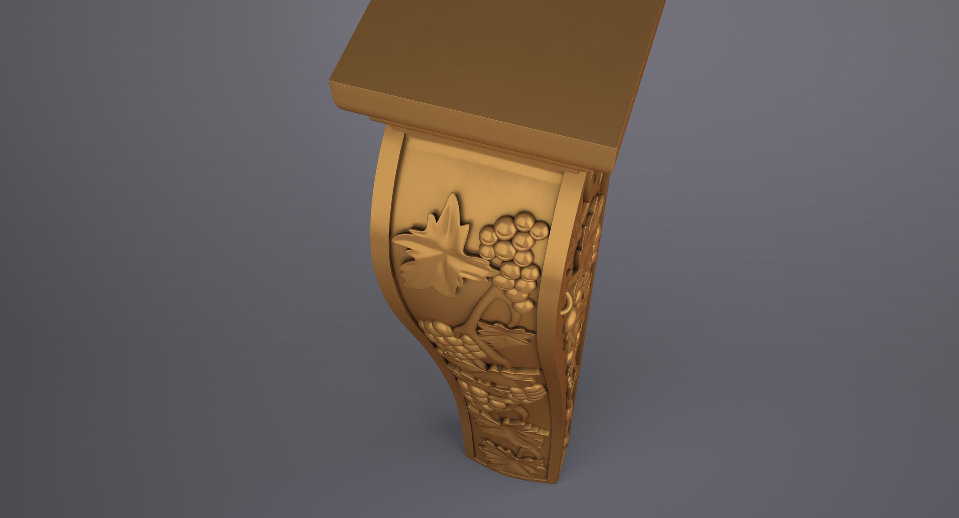 3d Napa Island Leg Corbel Model