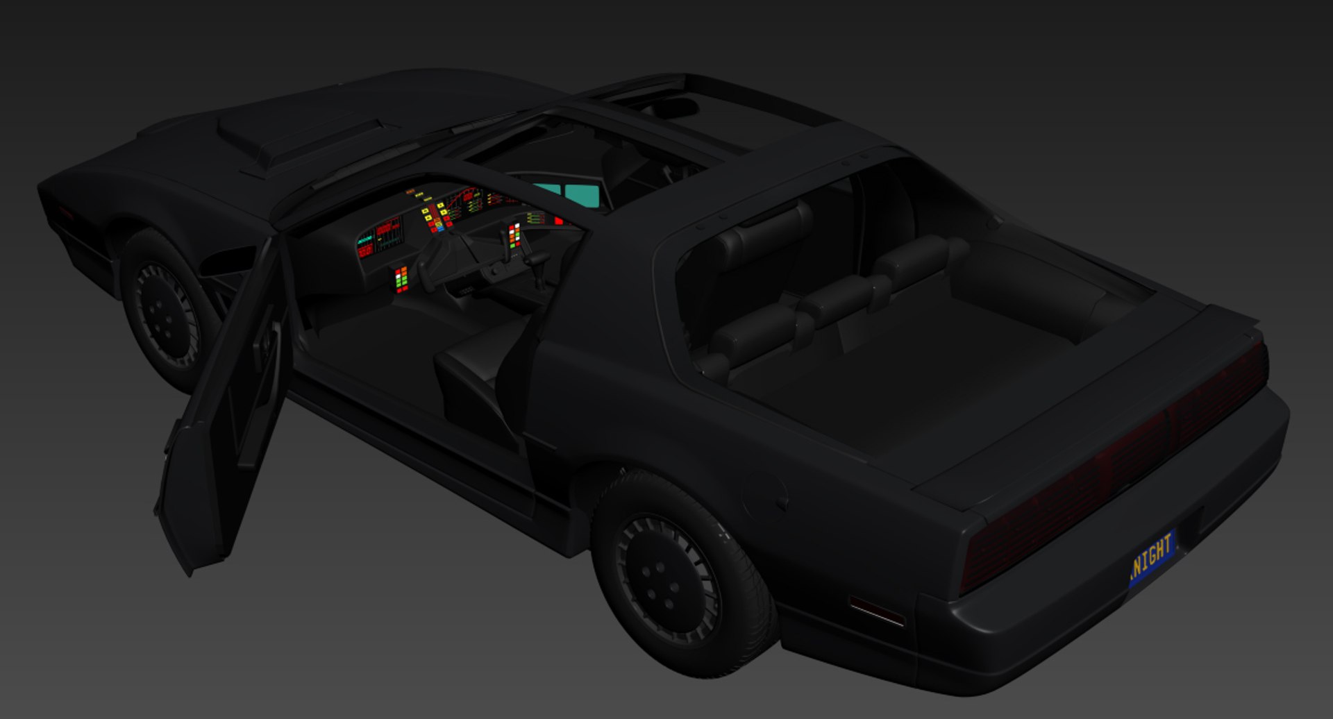 Knight Rider 3D Model - TurboSquid 2010973