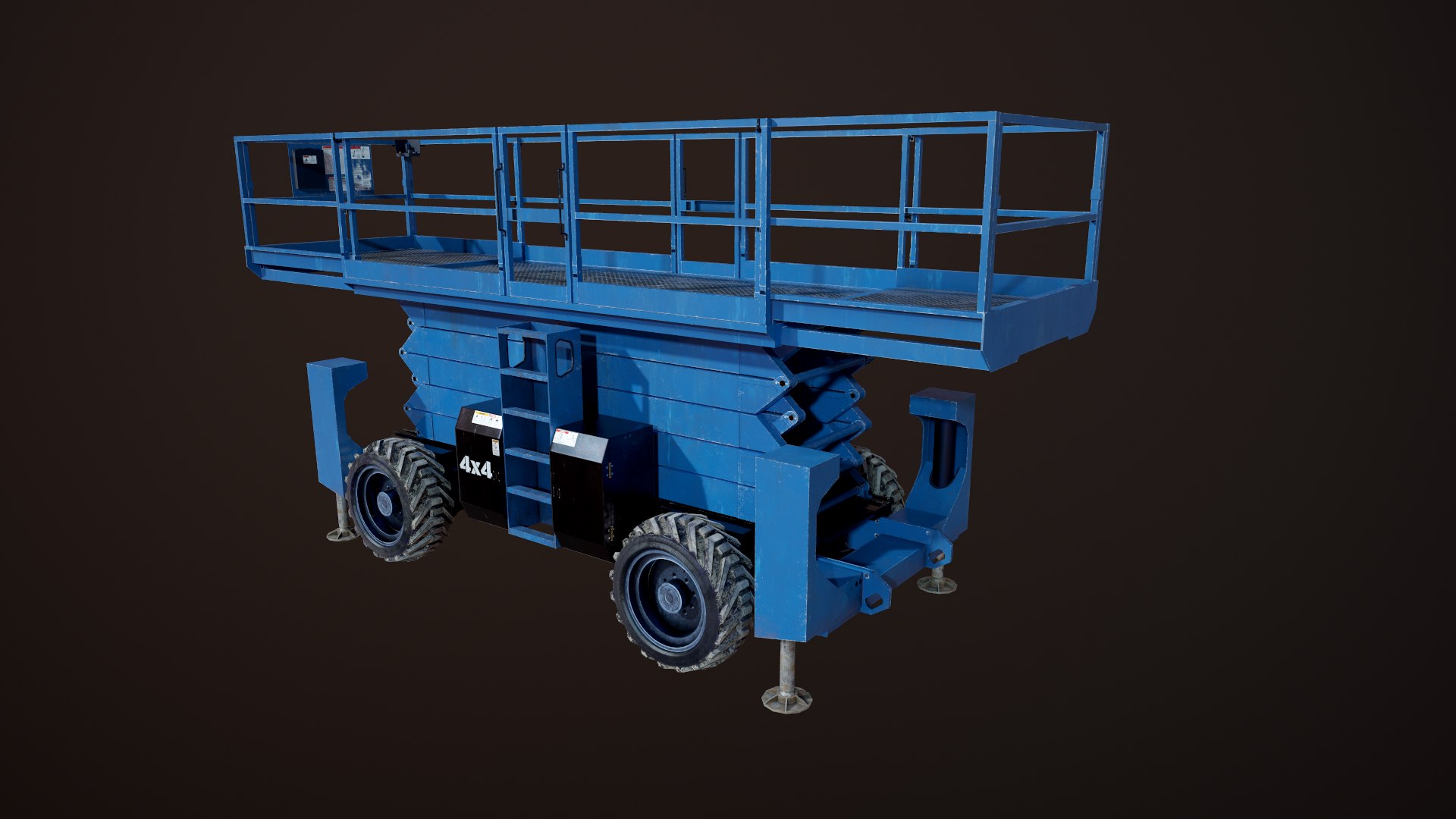 3D Engine Powered Scissor Lift GTH-2043 Model - TurboSquid 1724227