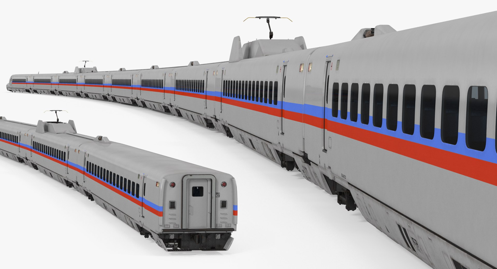3d model speed train generic 2