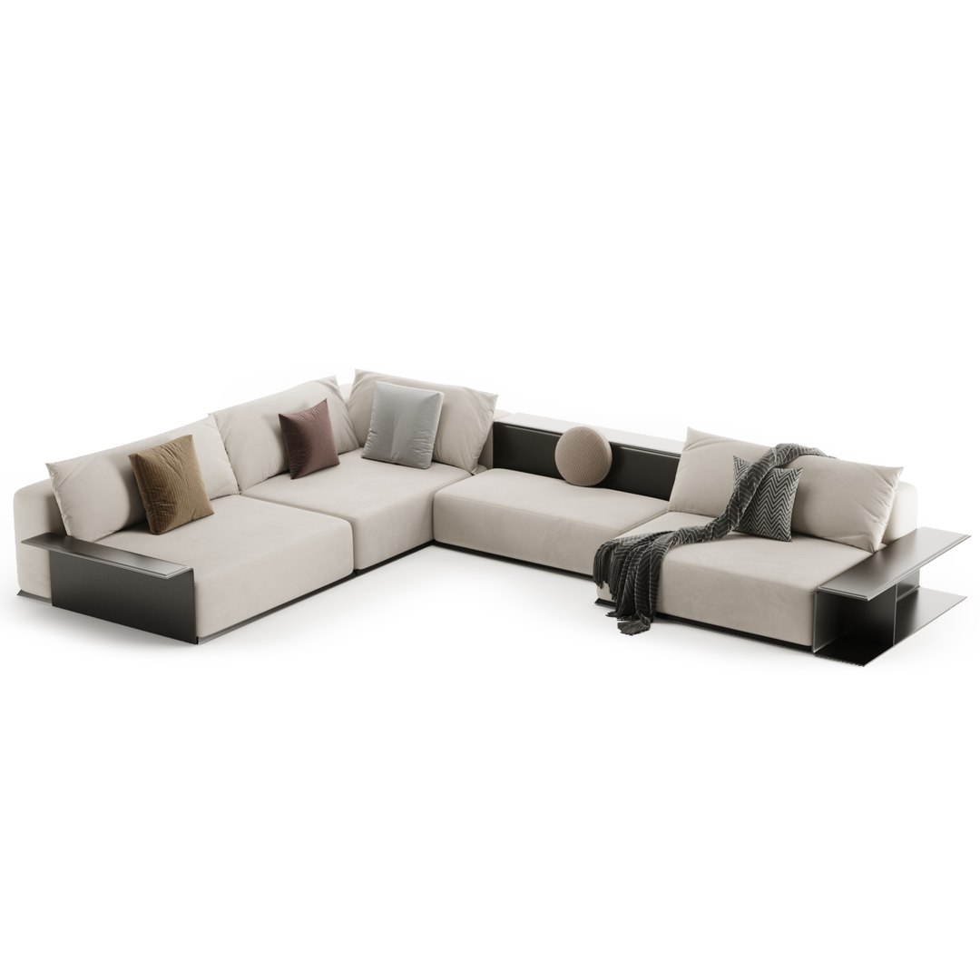 Westside Sofa Poliform model - TurboSquid 2103062