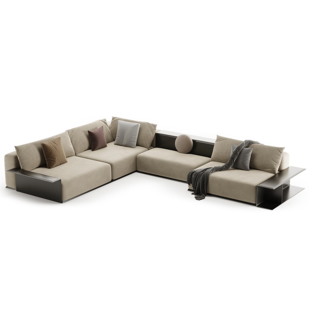 Westside Sofa Poliform model - TurboSquid 2103062