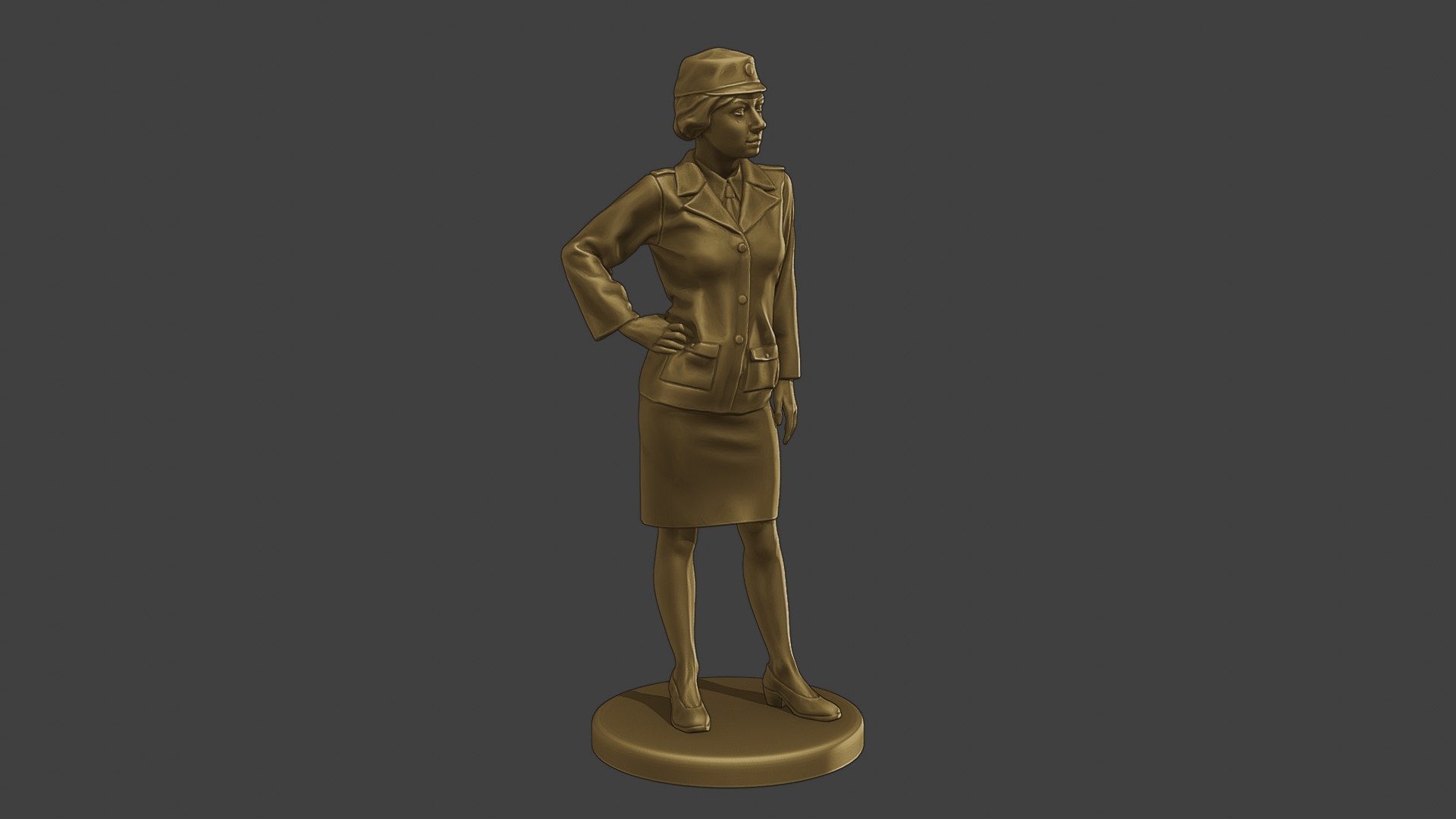 CzechoSlovak Female Communist Police FCCP1 4 3D - TurboSquid 1997423