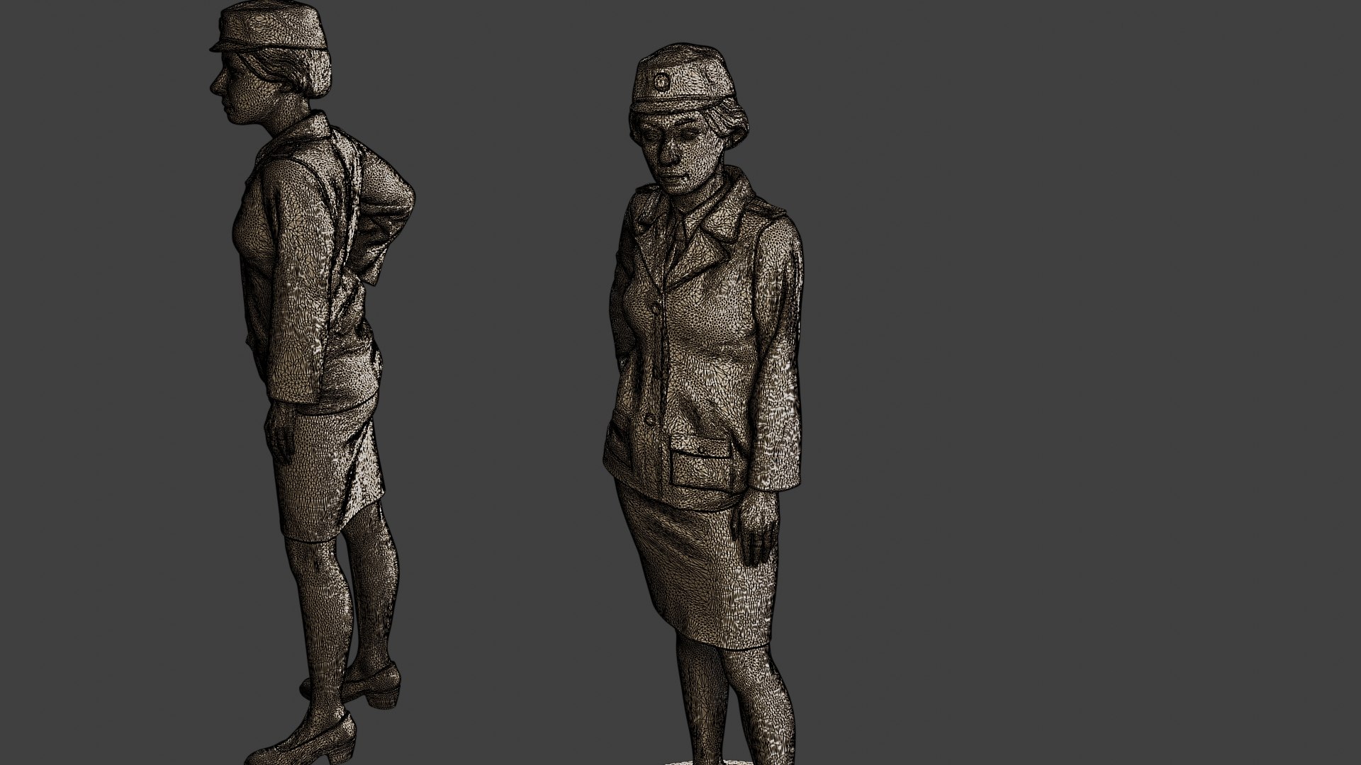 CzechoSlovak Female Communist Police FCCP1 4 3D - TurboSquid 1997423